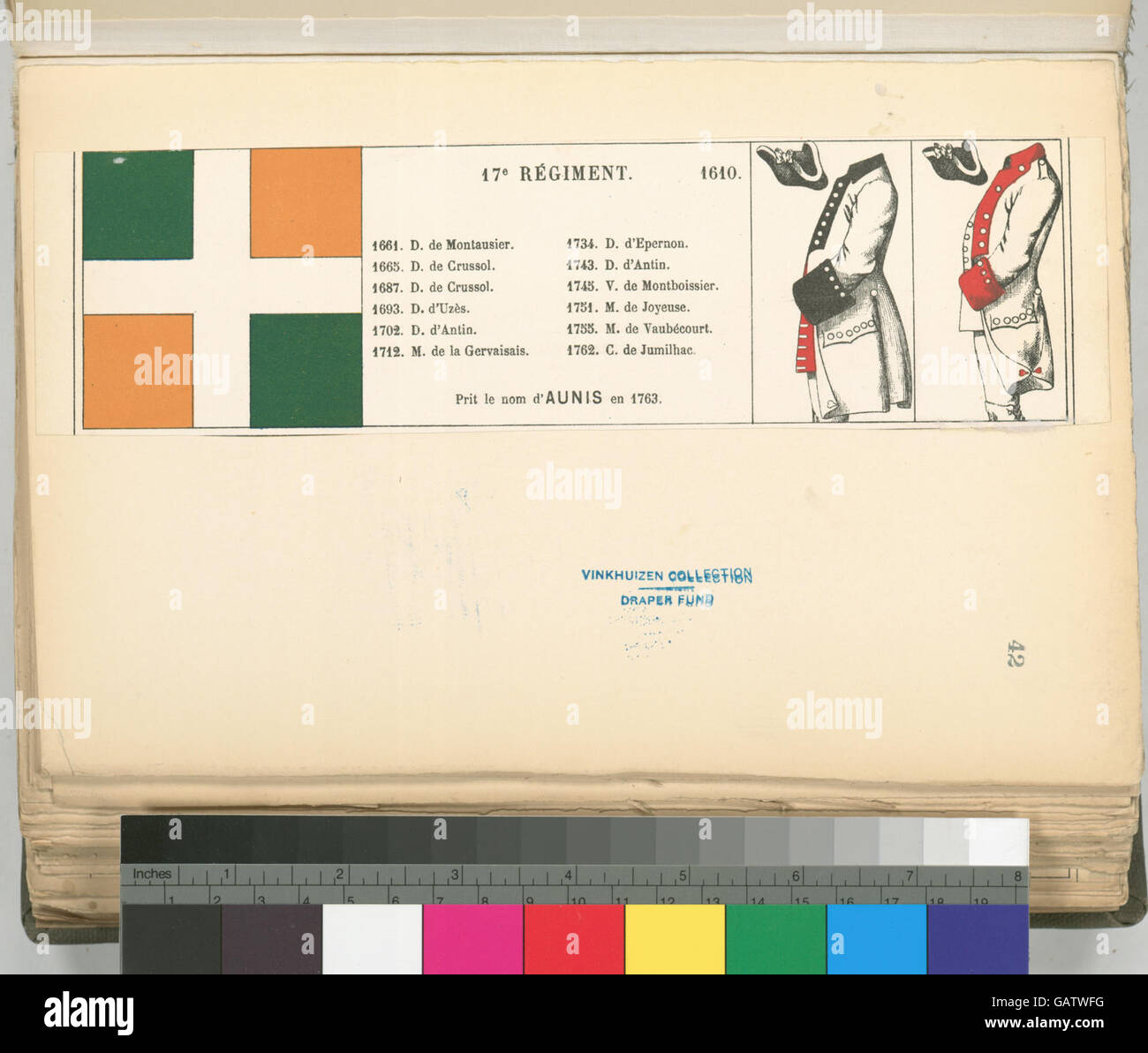 A historical reference to France in the year 1764, likely related to a ...