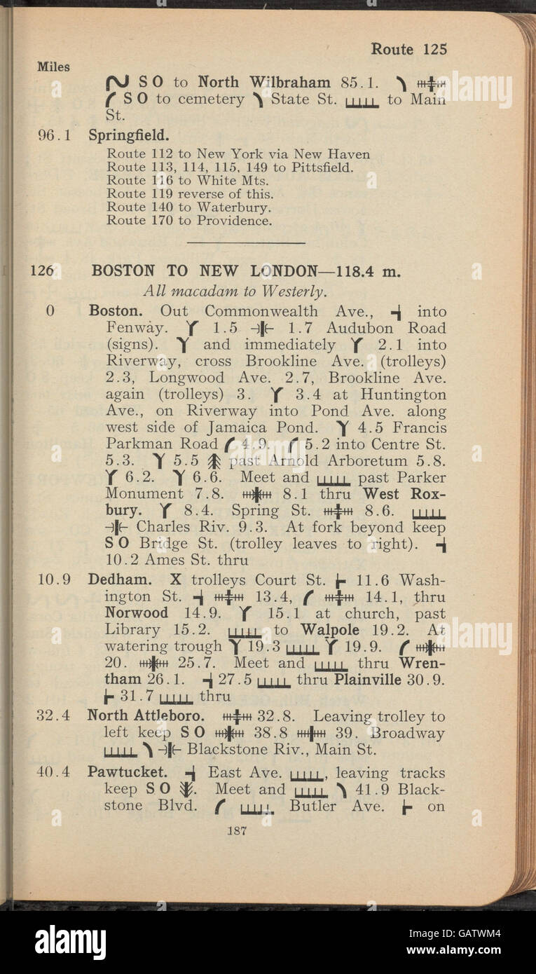 Cover of a 'Tour Book', featuring images and advertisements for travel ...