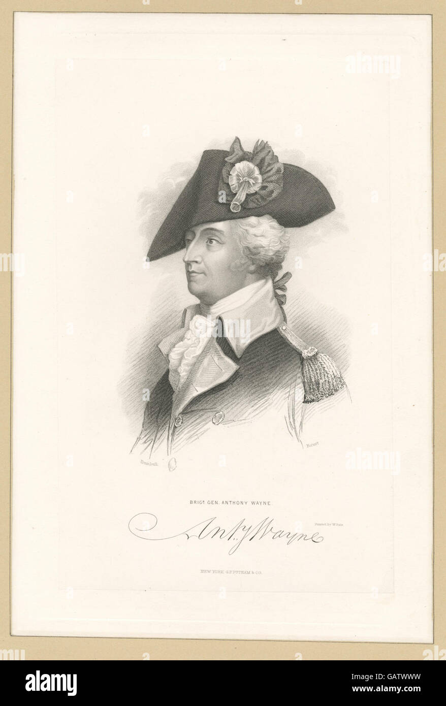 Brigadier General Anthony Wayne was a prominent officer in the ...