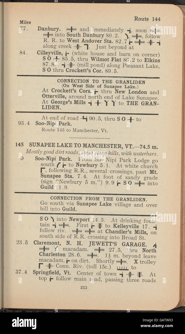 A reference to a tour book, likely a guide or catalog of travel ...