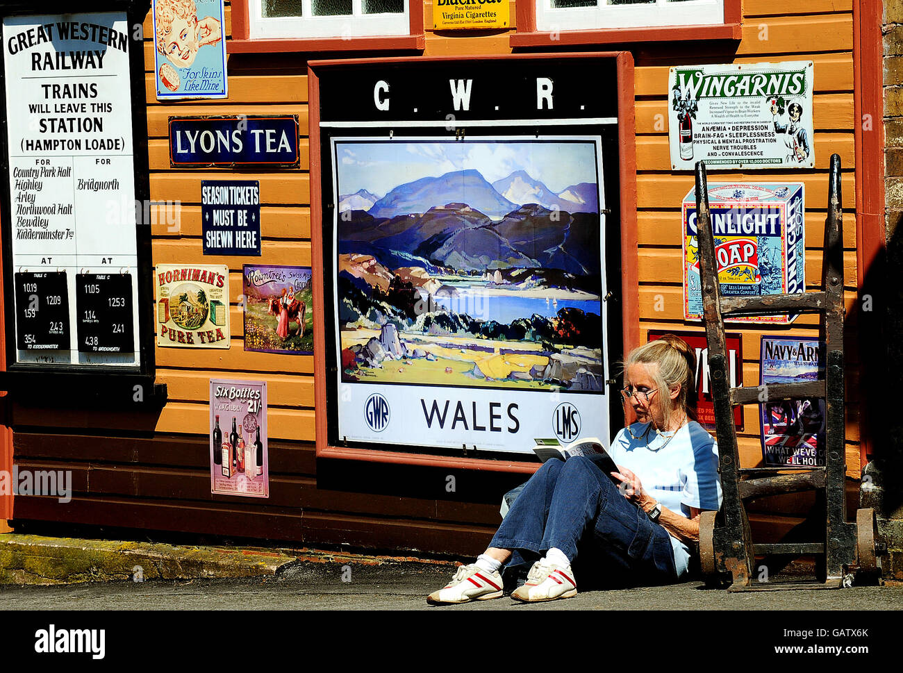 General View of Hampton Loade Train Station. Hampton Loade is a station ...