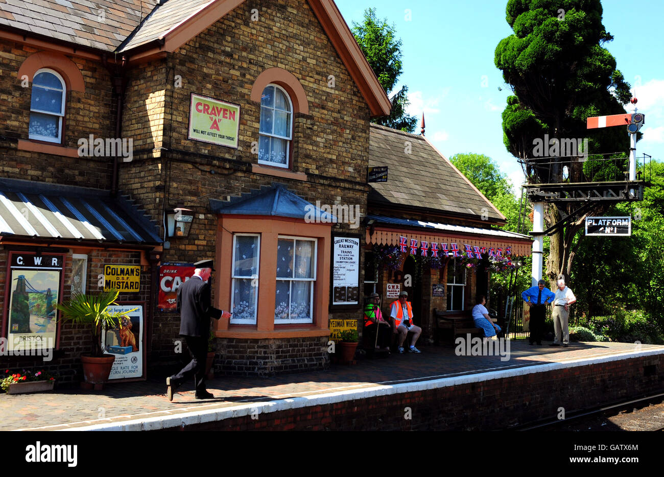 General View of Hampton Loade Train Station. Hampton Loade is a station ...