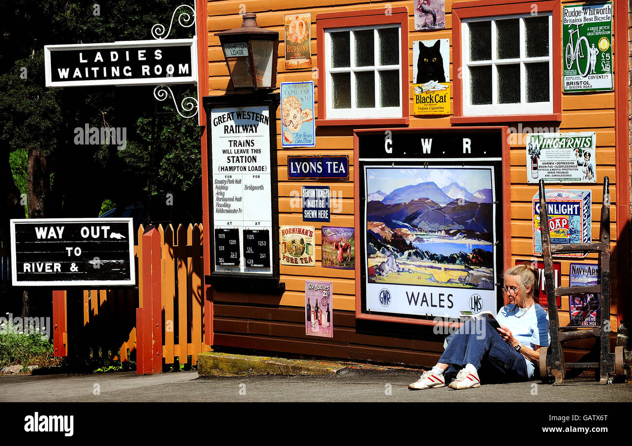 General View of Hampton Loade Train Station. Hampton Loade is a station ...