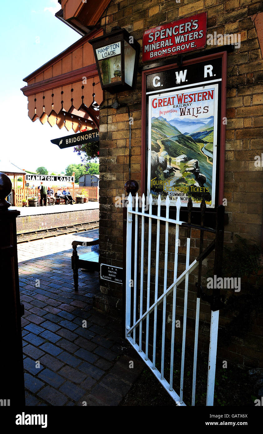 General View of Hampton Loade Train Station. Hampton Loade is a station ...
