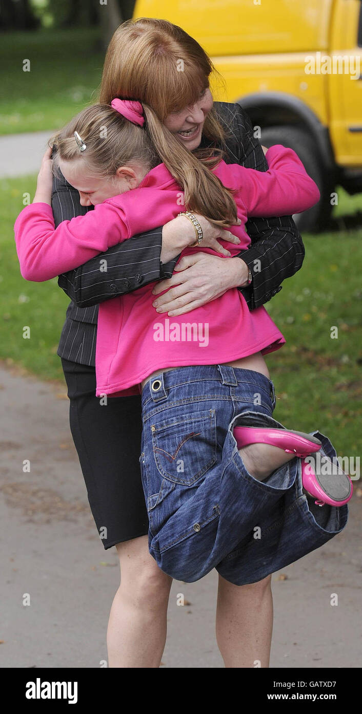 The Duchess of York enjoys an emotional reunion with Olly Sargeson, who ...