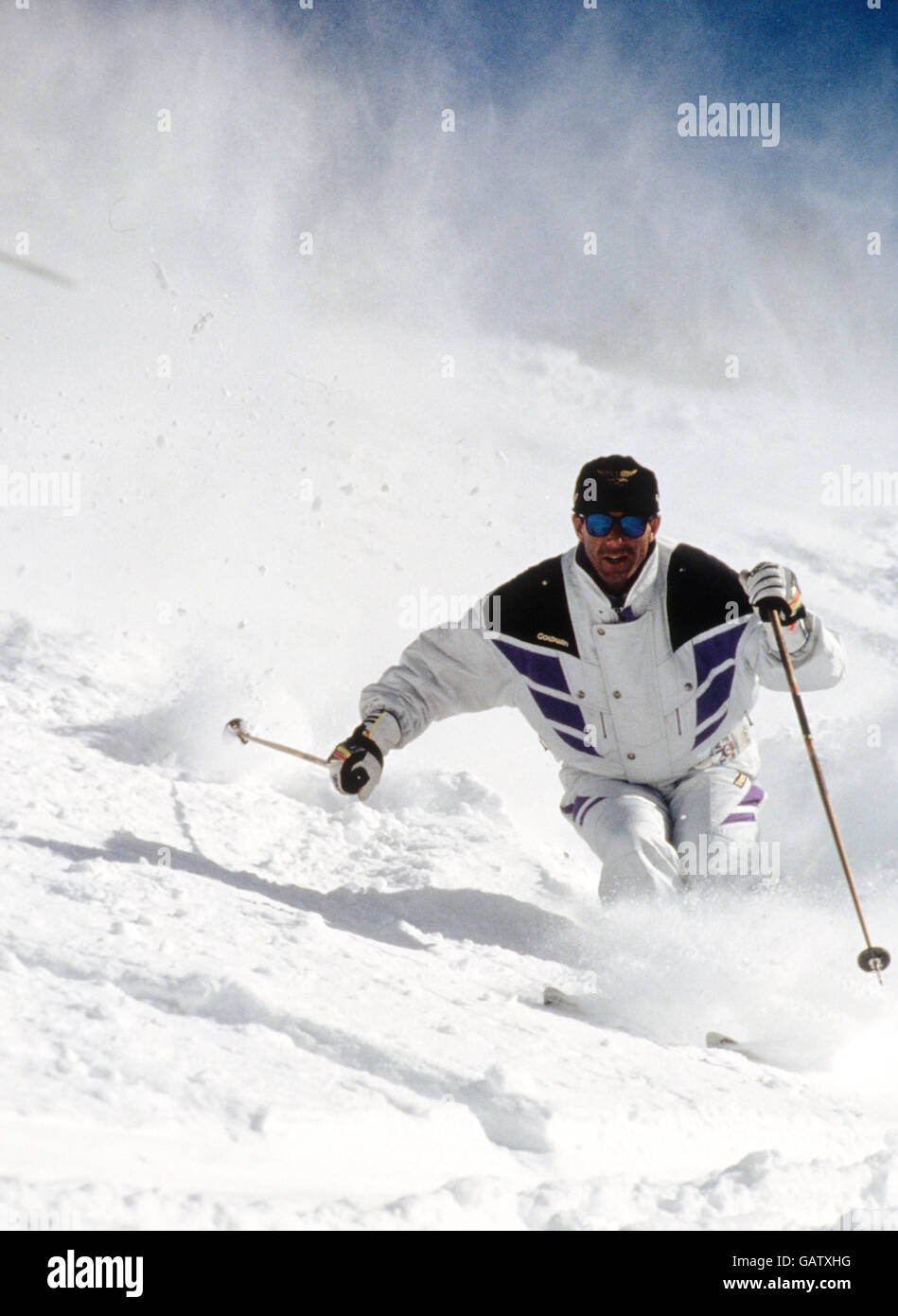 Ingemar Stenmark Swedish alpine skiers Stock Photo - Alamy