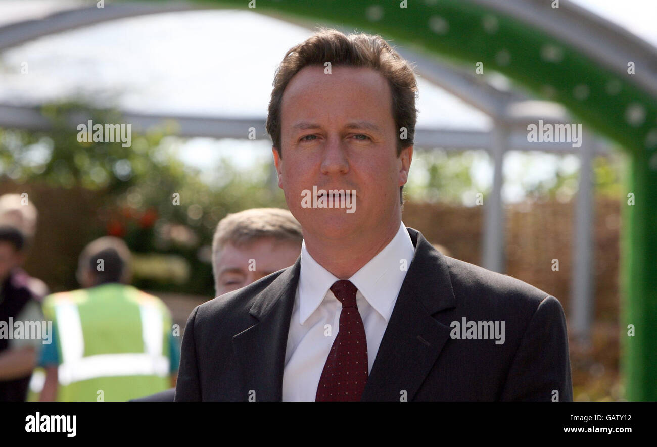 David Cameron at the Eden Project Stock Photo - Alamy