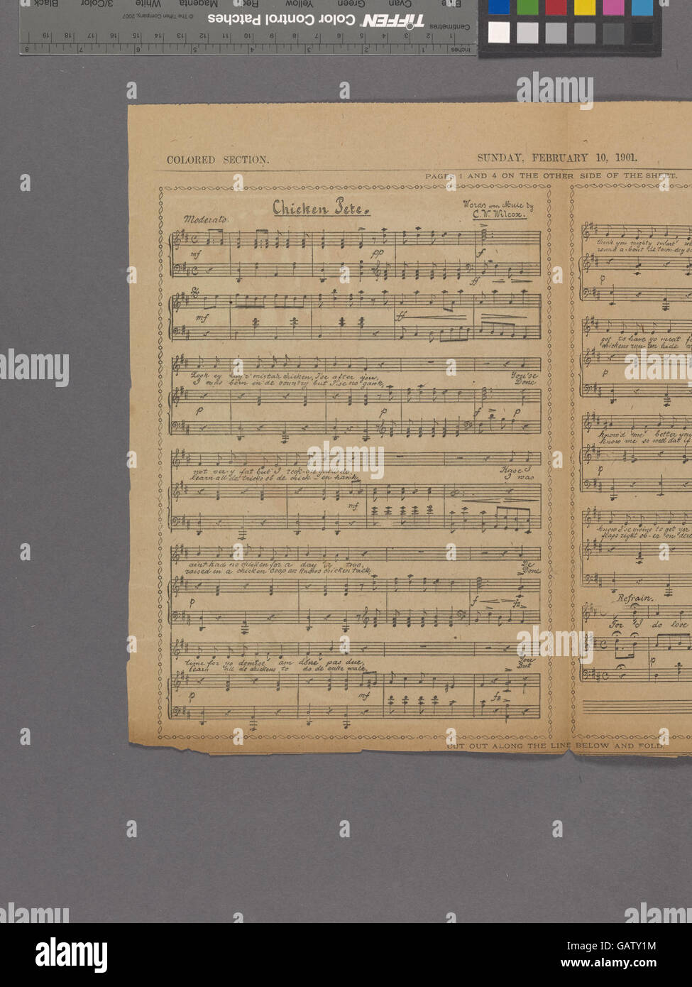 'Chicken Pete' is likely a character from a folk song or musical ...