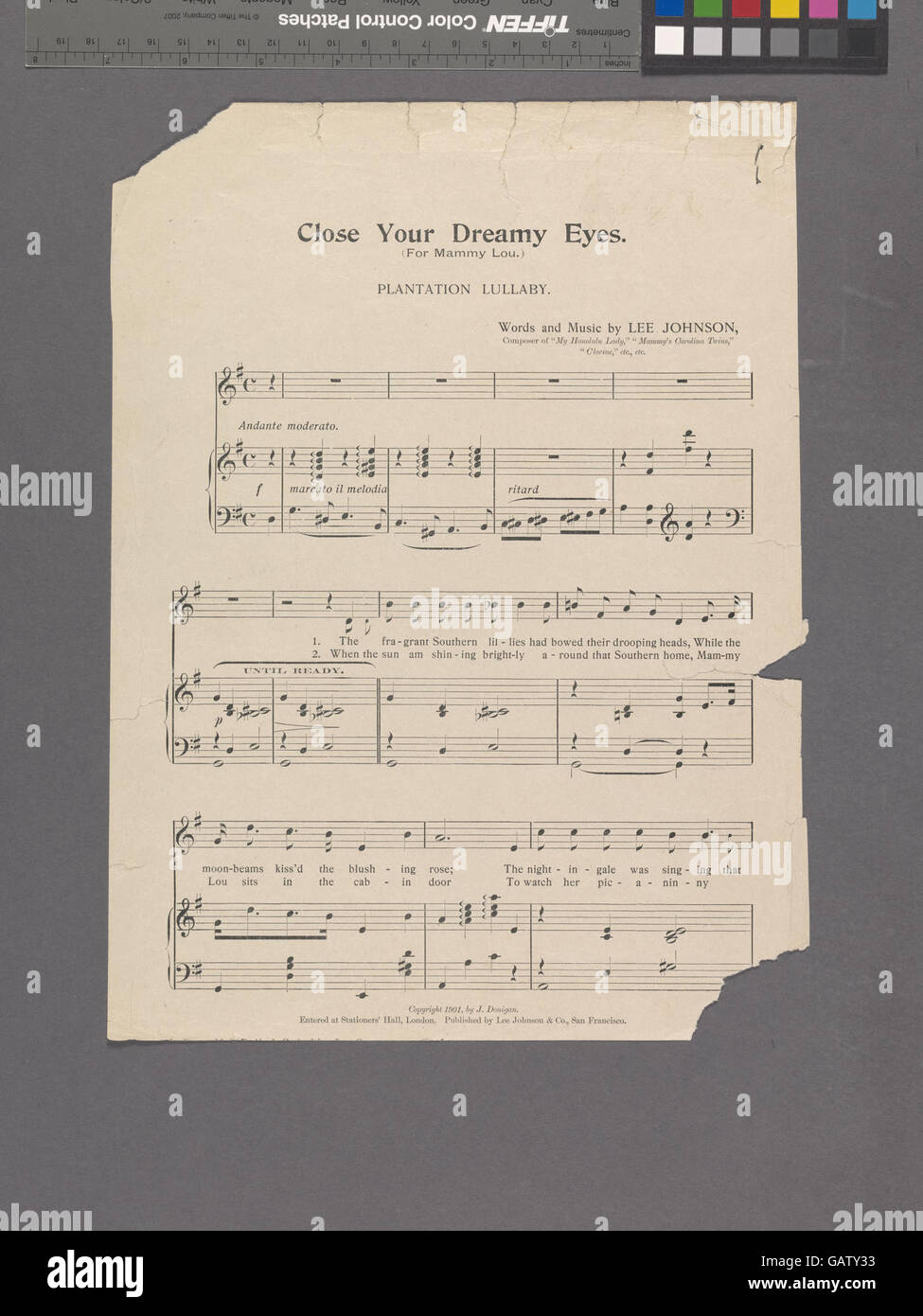 A song or title likely referencing a character named Mammy Lou, evoking ...