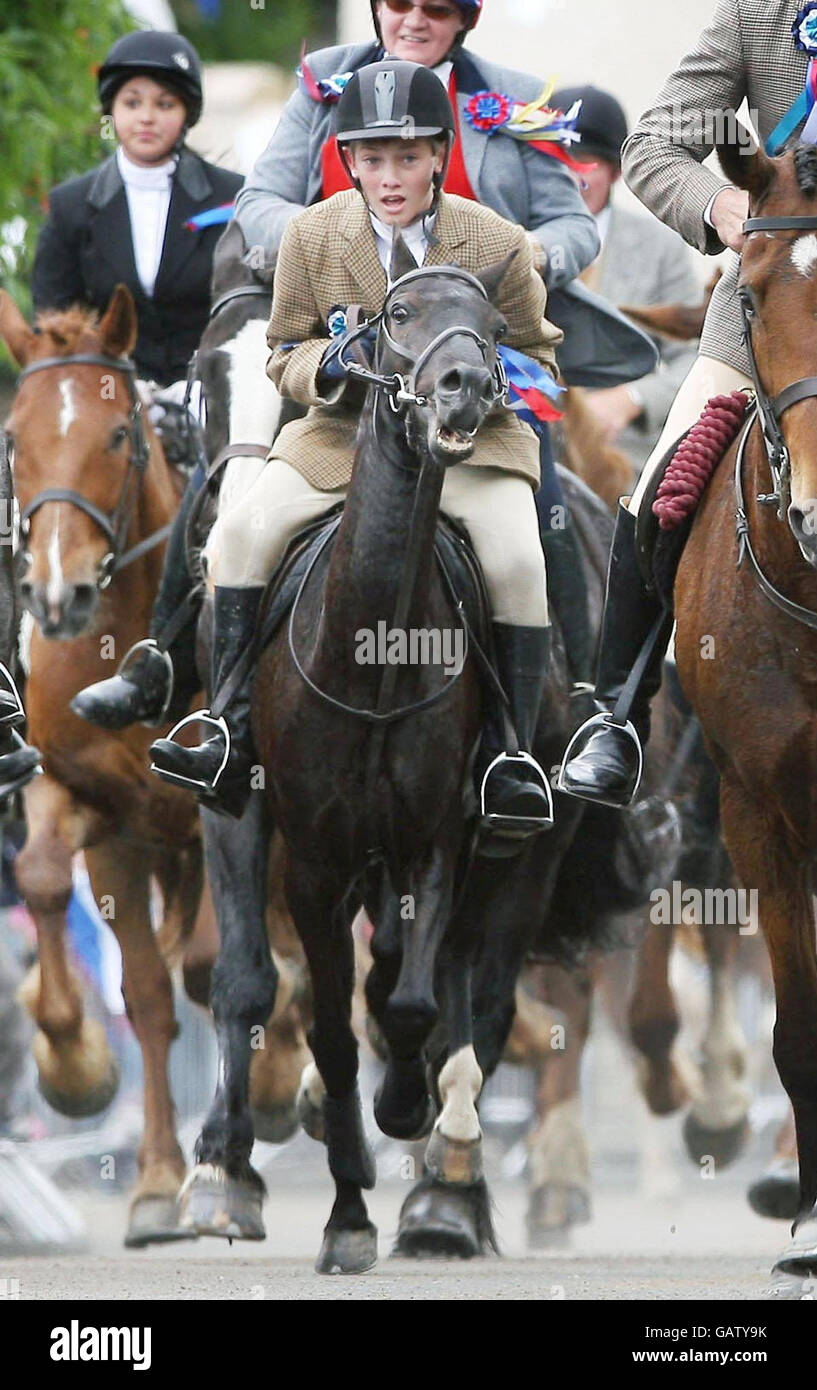 A young rider during one of the oldest Common Riding's held in Selkirk ...