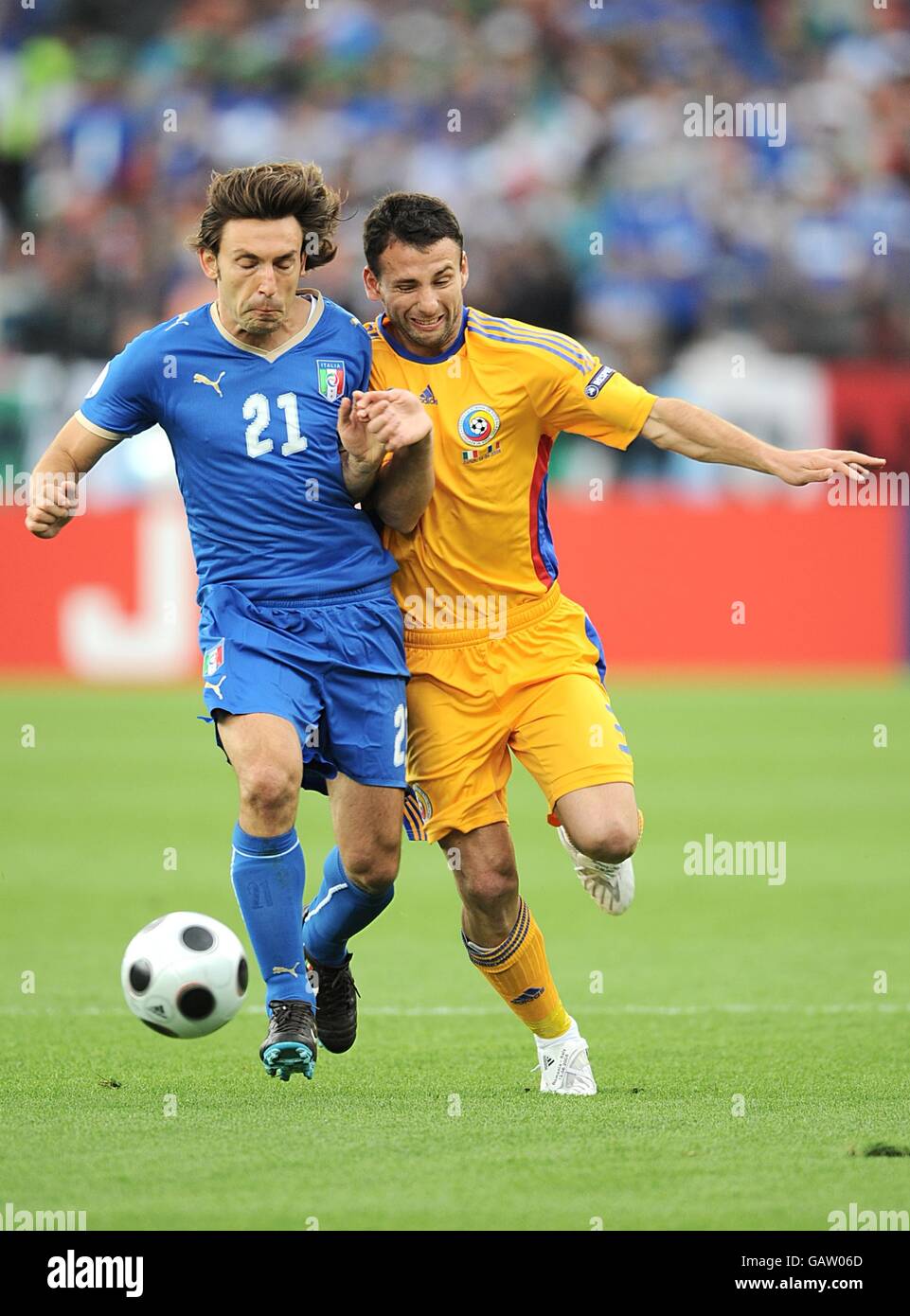 Full length football eurogal euro 2008 euro2008 italrom hi-res stock ...