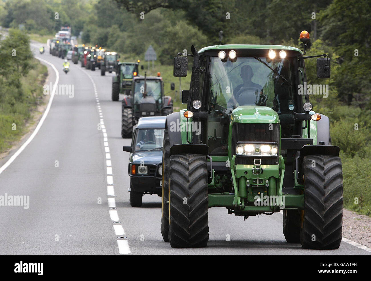 Fuel truck drives along hi-res stock photography and images - Alamy