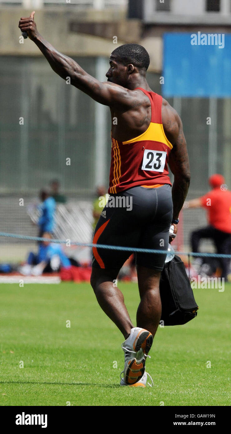 Sport athletics dwain chambers hi-res stock photography and images - Alamy