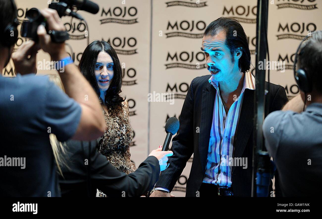 The Mojo Honours List Award Ceremony - London. Nick Cave arrives for ...