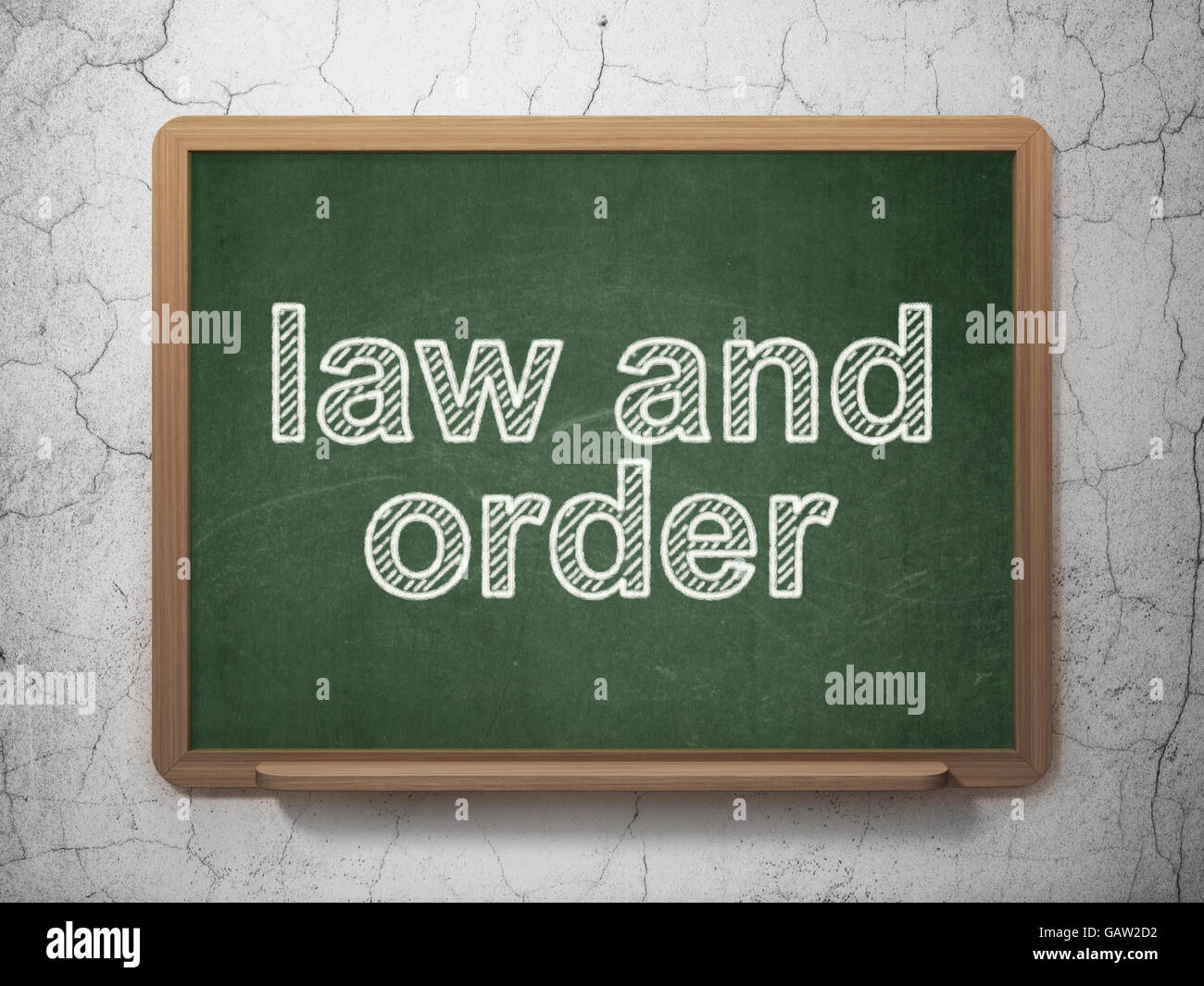 Law concept: Law And Order on chalkboard background Stock Photo - Alamy