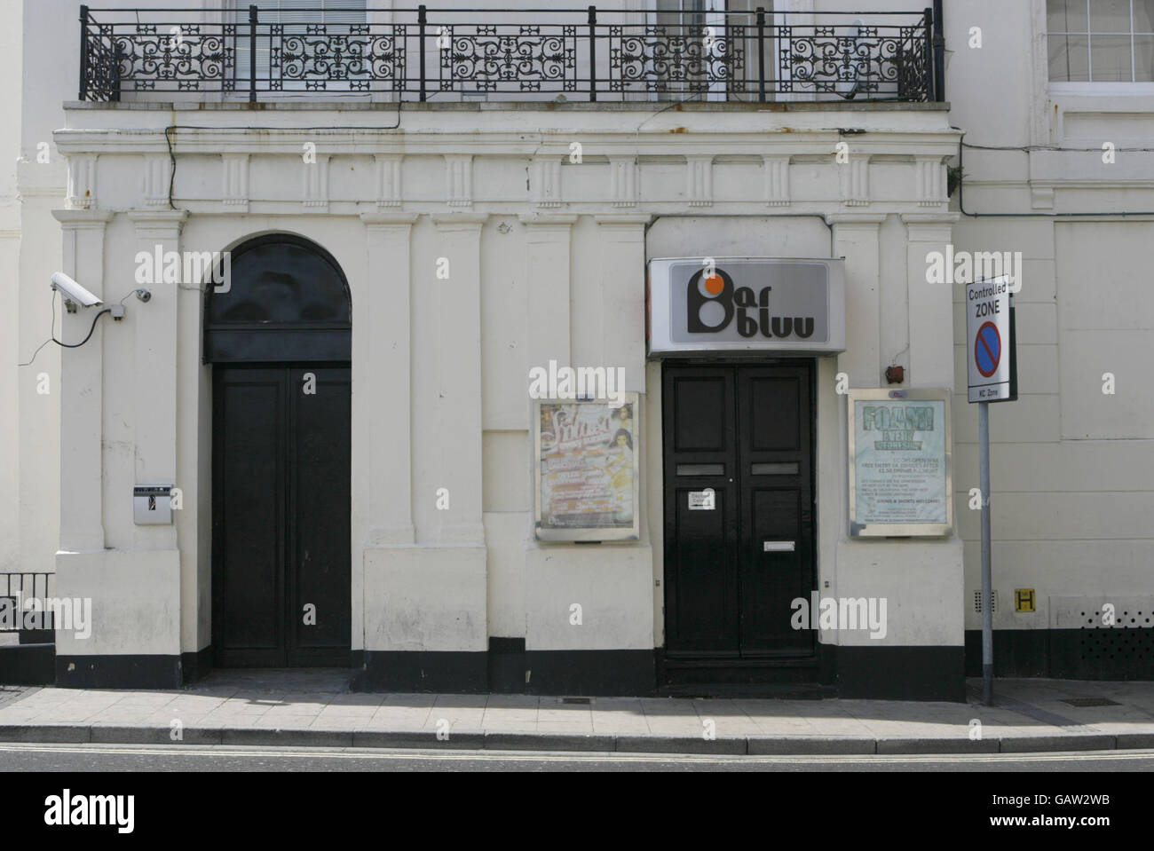 A general view of the Bar Bluu nightclub in Portsmouth Stock Photo - Alamy