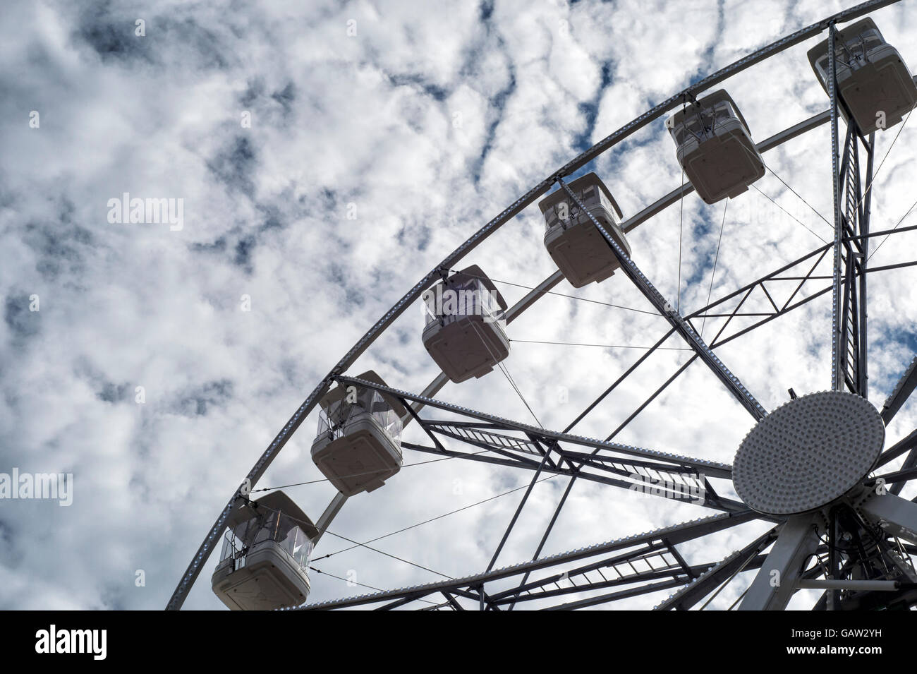 Ferris Wheel at a funfair Stock Photo - Alamy