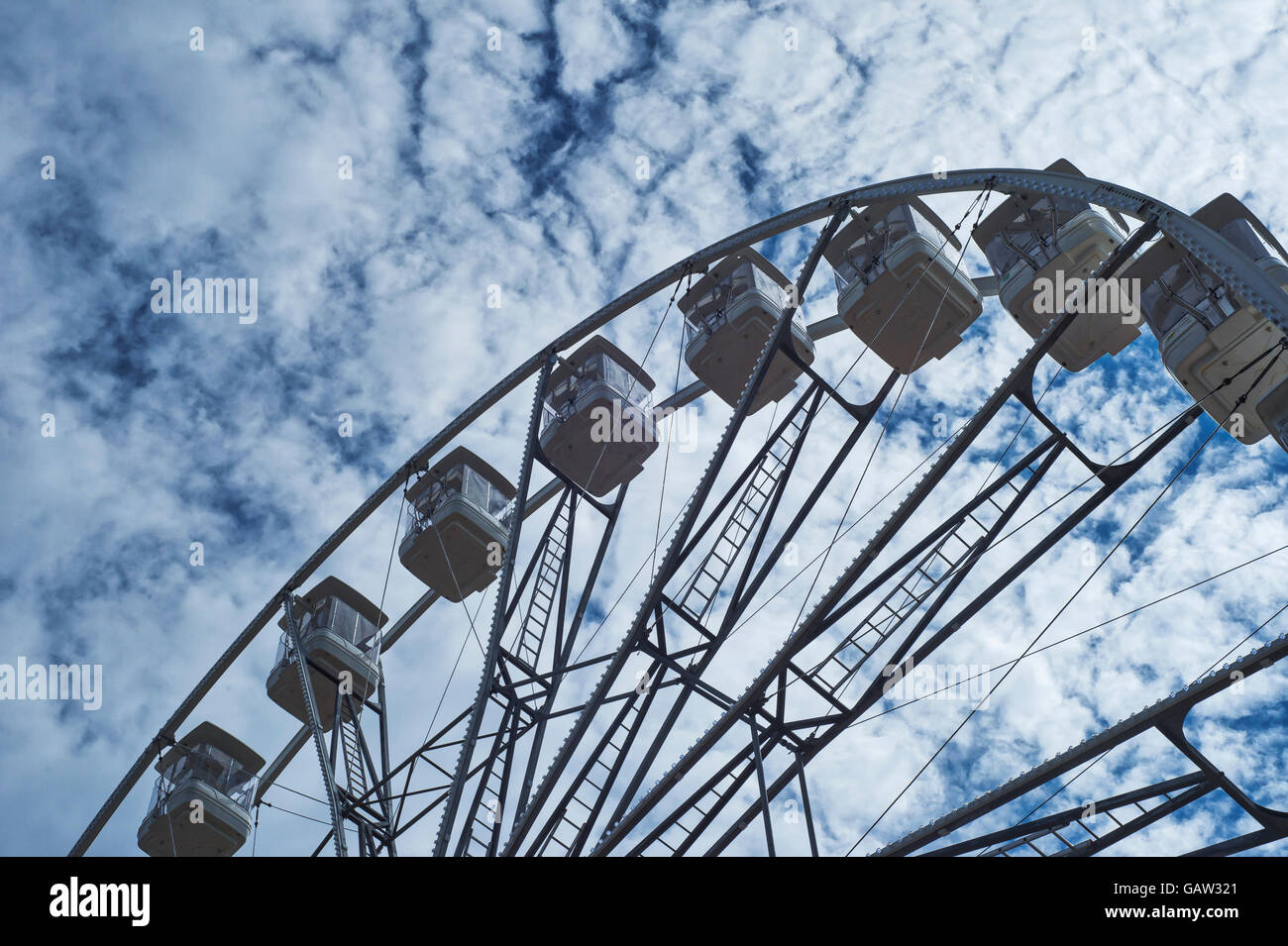 Ferris Wheel at a funfair Stock Photo - Alamy