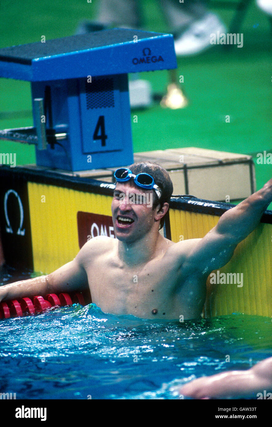 Swimming - Seoul Olympic Games - Men's 1500m Freestyle Stock Photo - Alamy