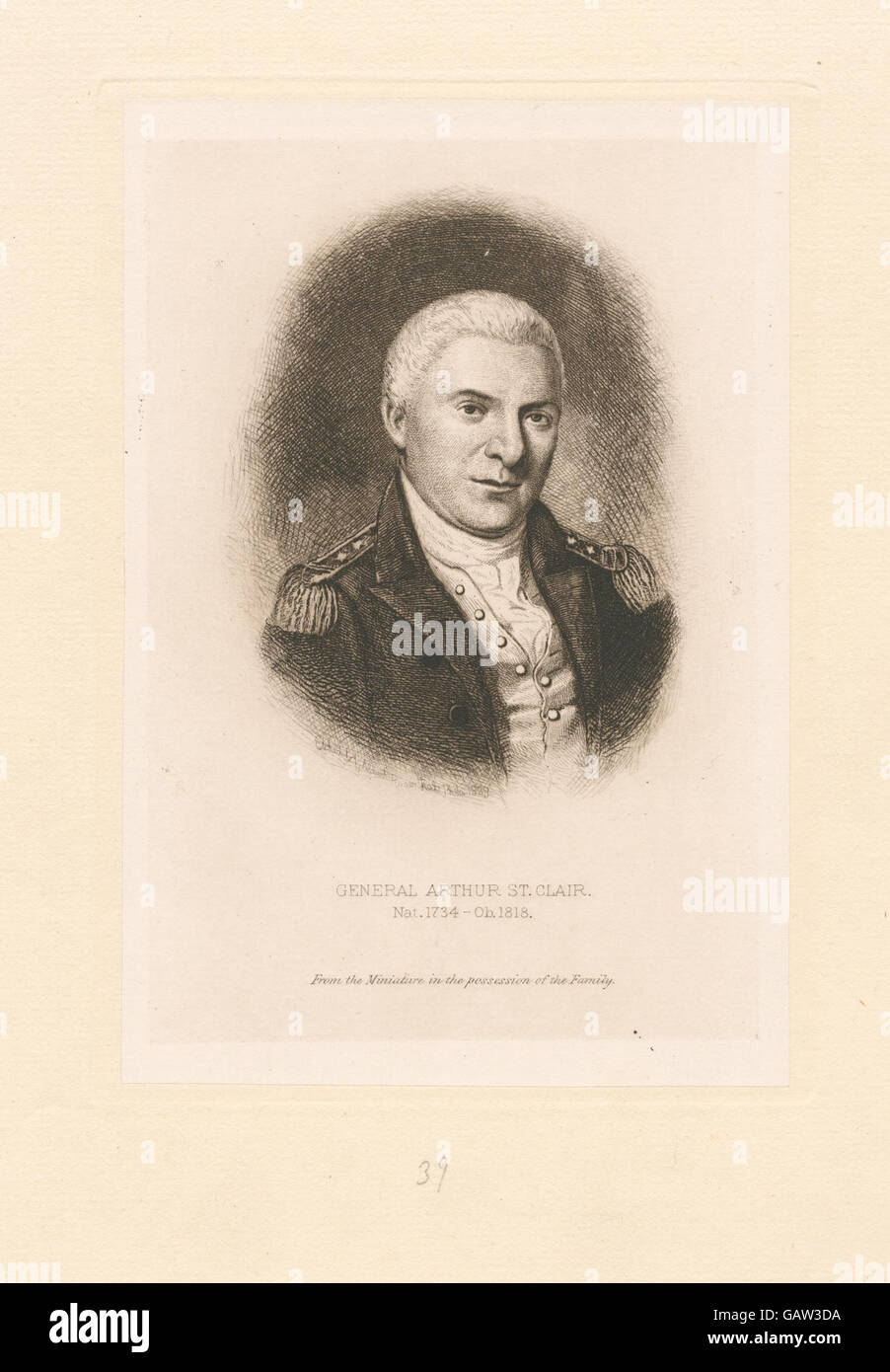 General Arthur St. Clair was a prominent figure in early American ...