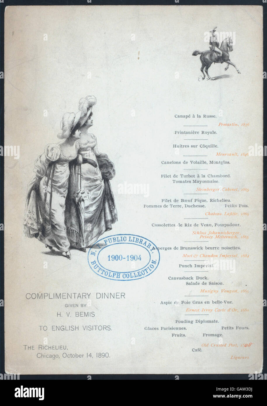 The complimentary dinner held by H.V. Bemis for English visitors at The ...