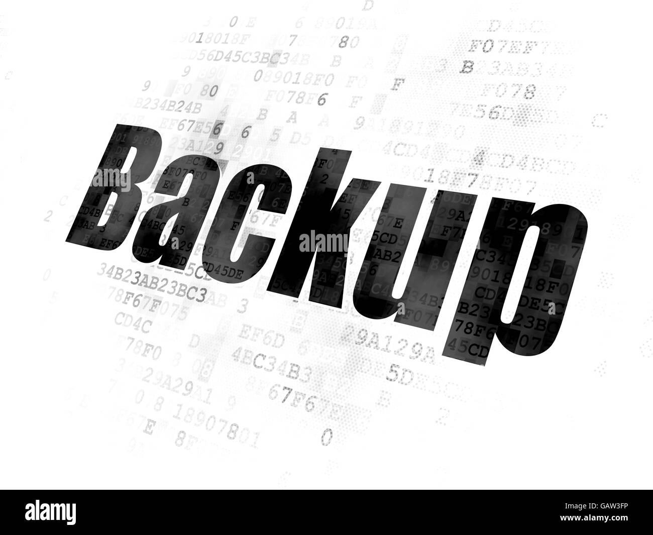 Database concept: Backup on Digital background Stock Photo - Alamy