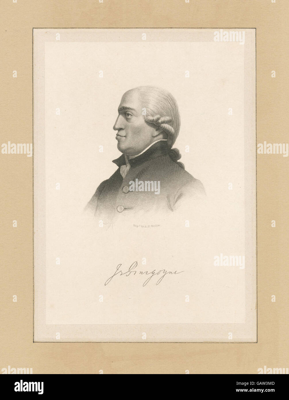 J. Burgoyne refers to John Burgoyne, a British Army officer known for ...