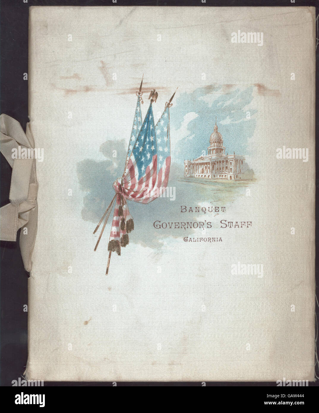 BANQUET TO GOV.HENRY H. MARKHAM (held by) GOVERNOR'S STAFF (at ...
