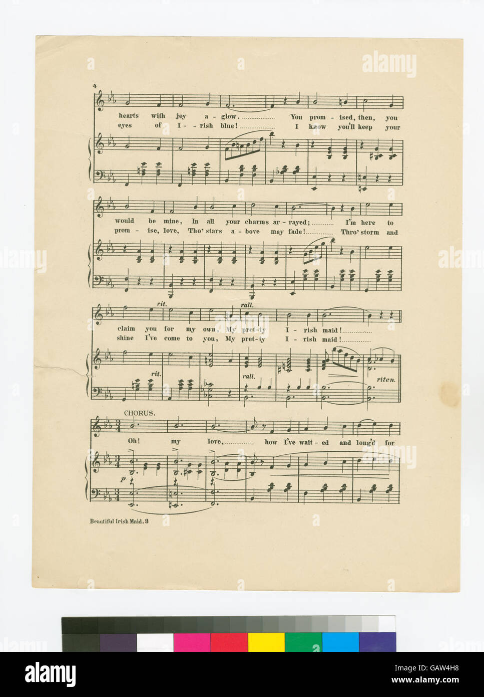 A portrait of a young Irish maid, capturing her beauty and the essence ...