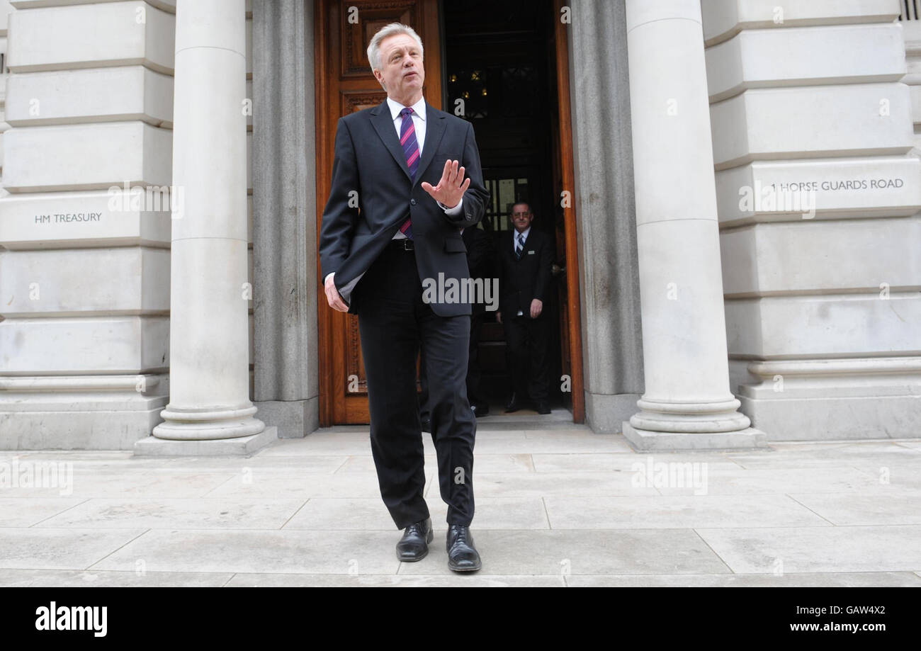 Conservative MP David Davis after handing in his resignation to ...