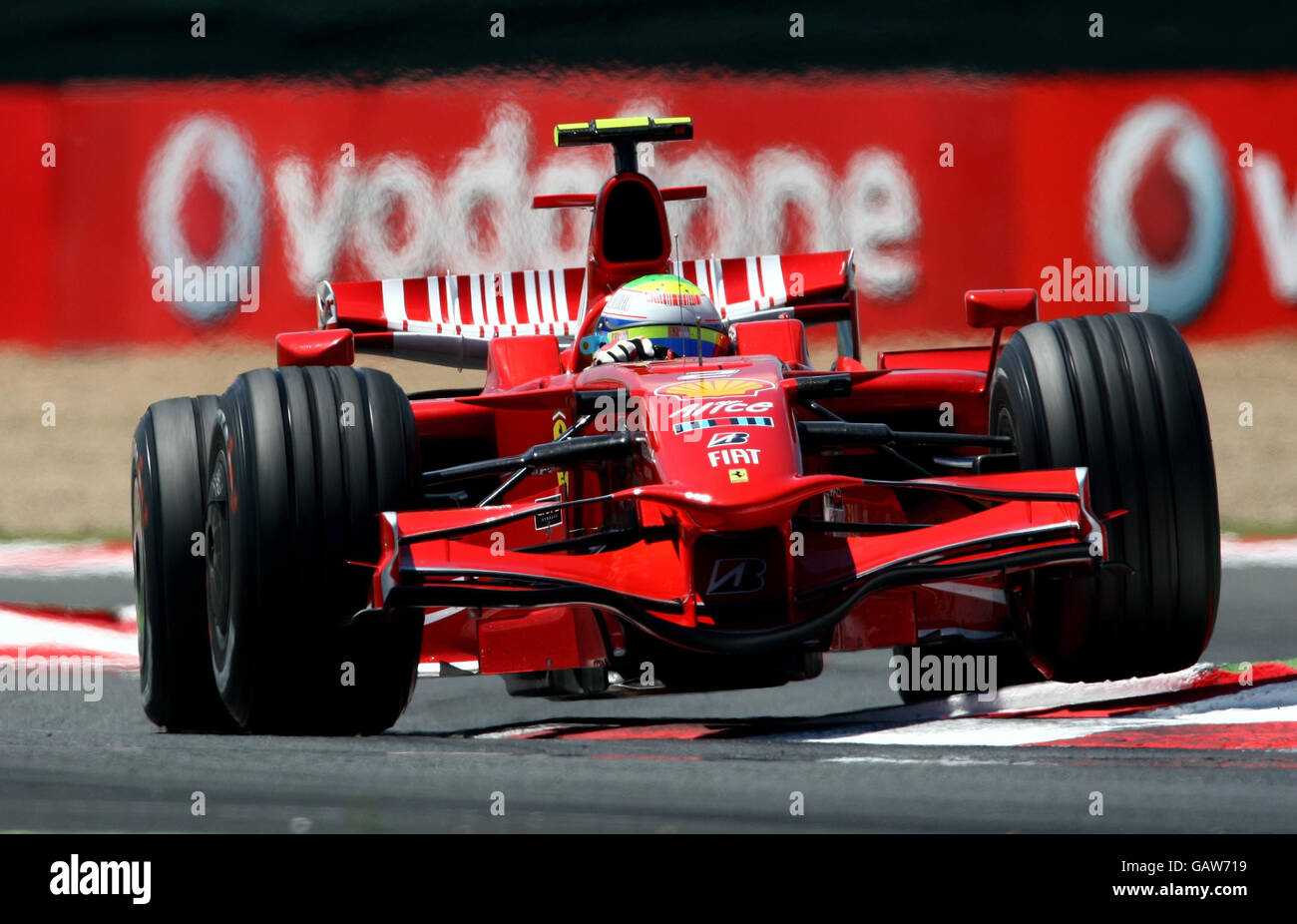 Felipe Massa in the Ferrari during qualifying during the qualifying ...
