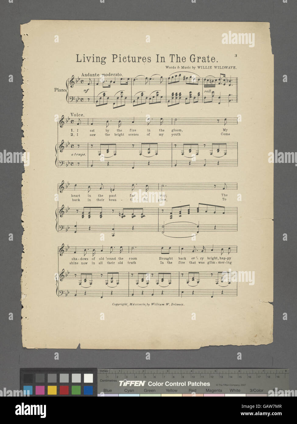 'Living Pictures in the Grate' likely refers to an evocative scene or ...