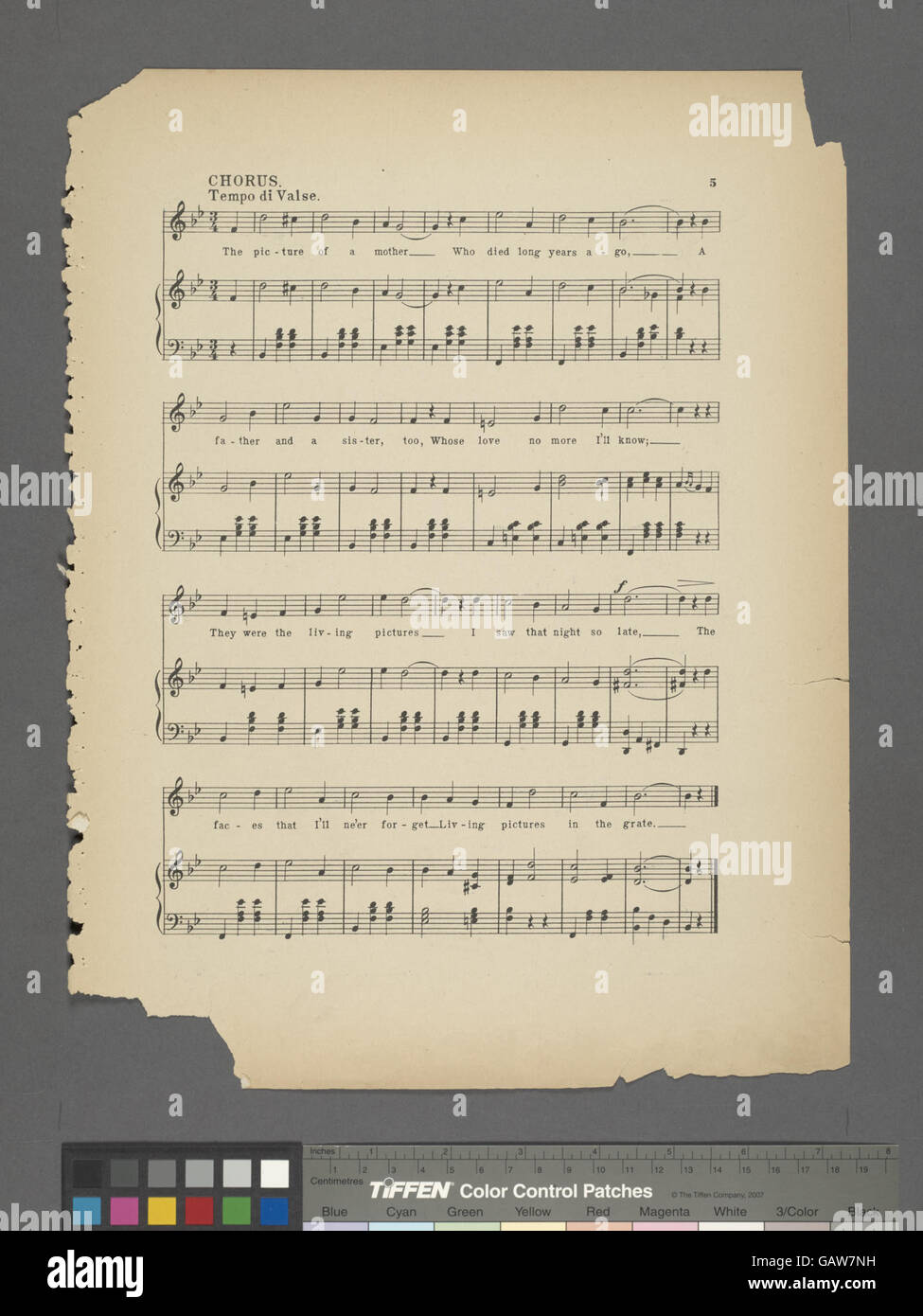 'Living pictures in the grate' refers to a visual or theatrical work ...