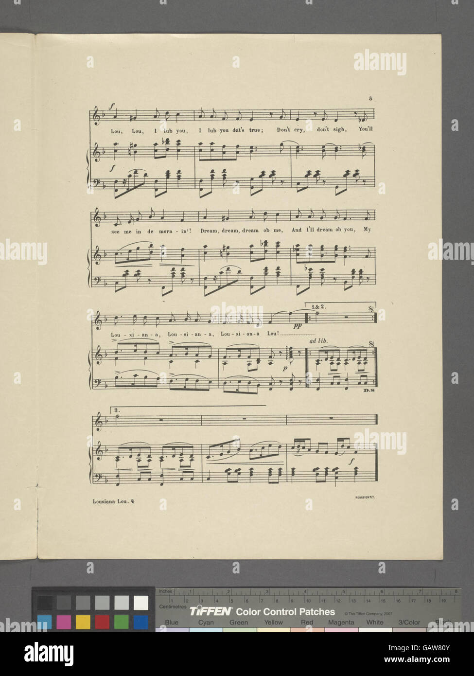 A popular American song or character from the 19th century, likely ...