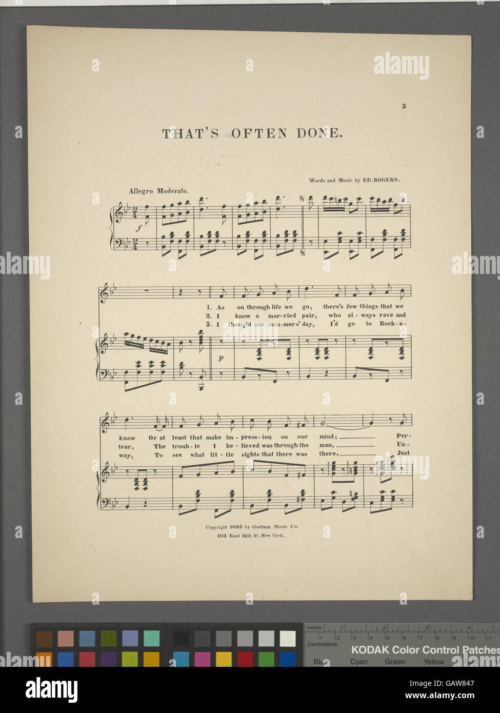 'That's Often Done' could refer to a common or habitual action ...