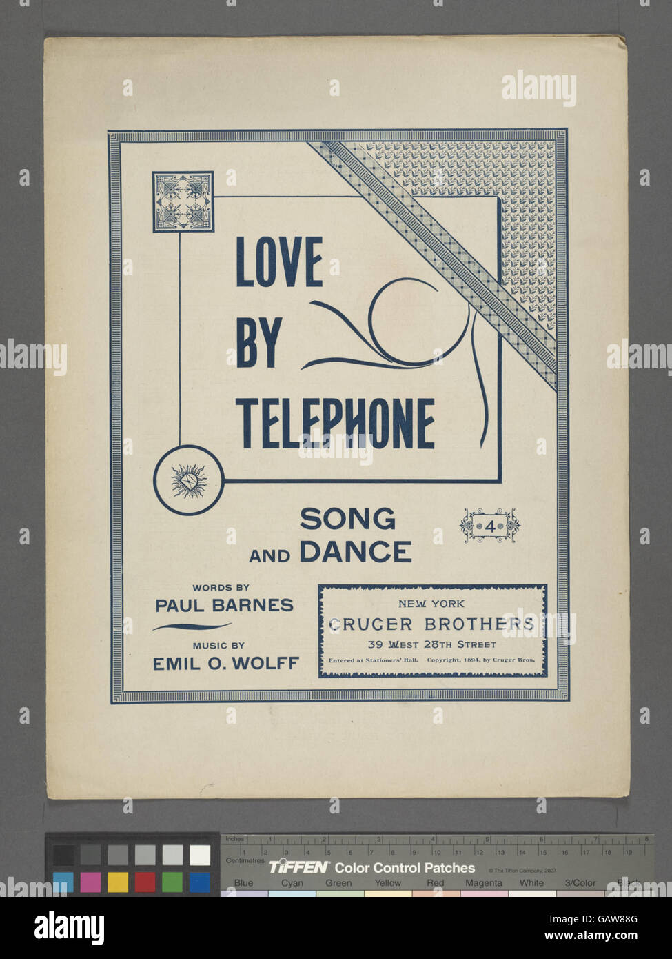 A representation of long-distance love or communication through ...
