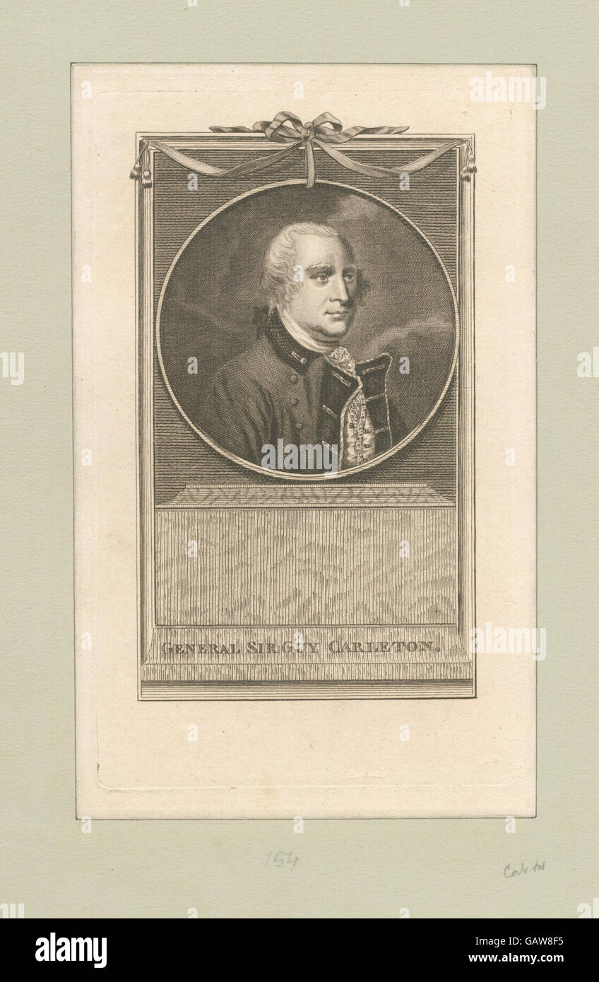 General Sir Guy Carleton was a British Army officer known for his role ...