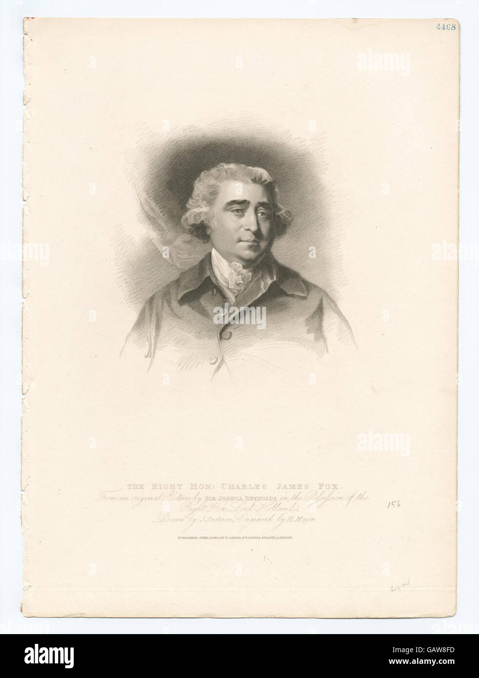 Charles James Fox, a prominent British politician and leader of the ...