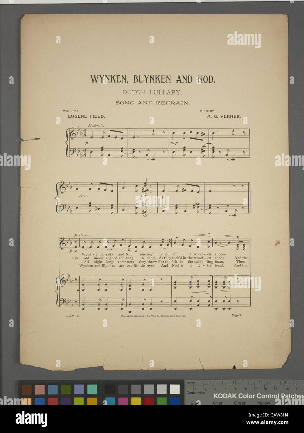 A popular children's poem by Eugene Field, describing three whimsical ...