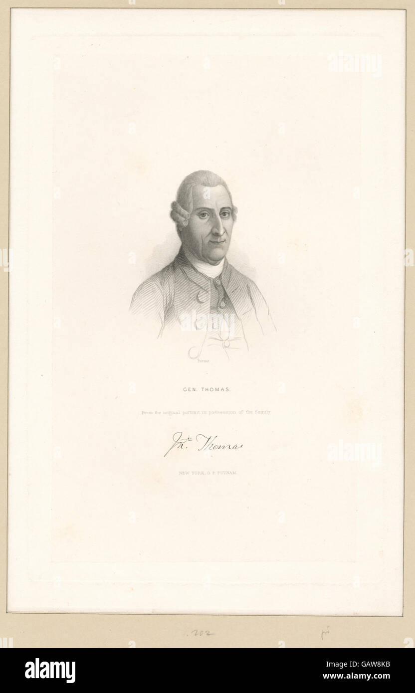General Thomas was a prominent figure in American military history ...