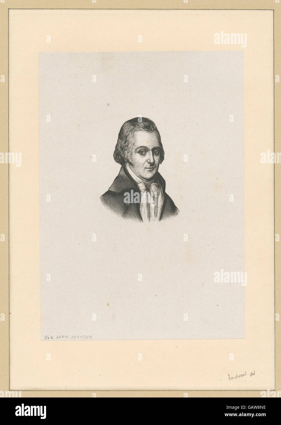 Sir John Johnson was a prominent figure in the American colonial era ...