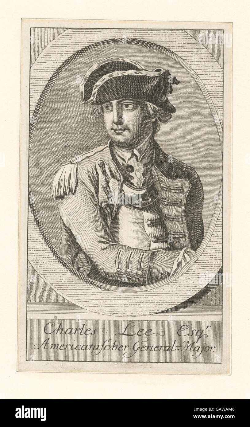 Major general charles lee hi-res stock photography and images - Alamy