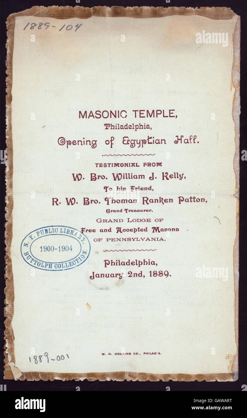 Masonic temple of philadelphia egyptian hi-res stock photography and ...