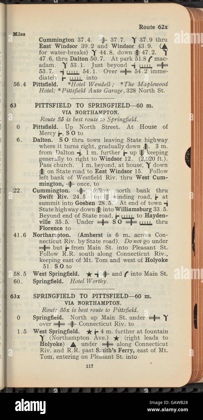 A reference to a tour book, likely a travel or historical guide used to ...