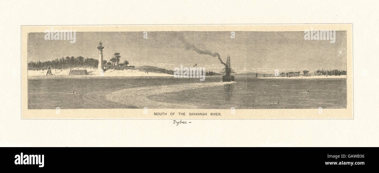 Mouth of the Savannah River ( Hades-287634-EM4120 Stock Photo - Alamy