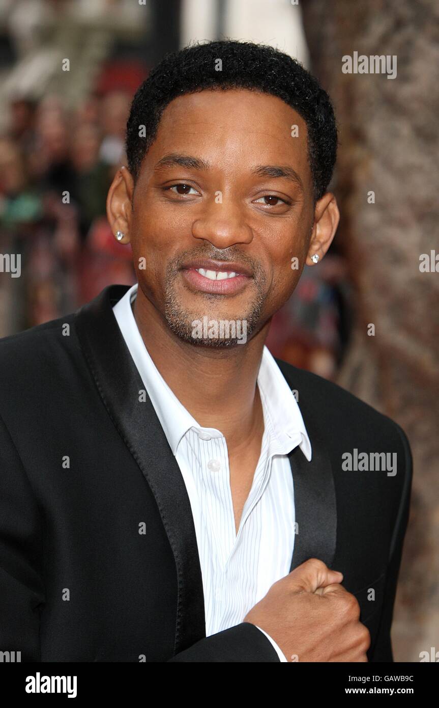 Will Smith arrives for the UK Film Premiere of Hancock at the Vue West ...