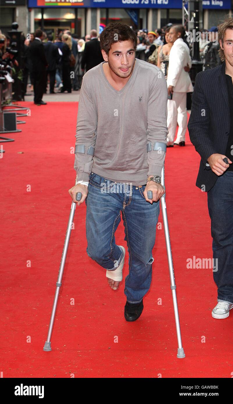Hancock UK Premiere - London. Danny Cipriani arrives for the UK Film ...