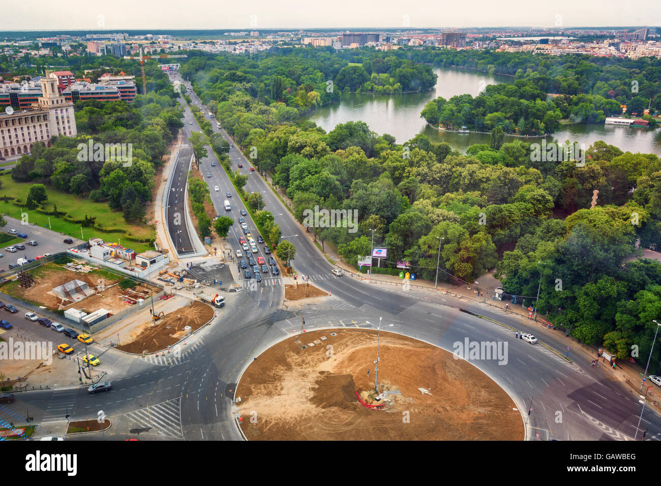 Bucharest romania skyline hi-res stock photography and images - Alamy