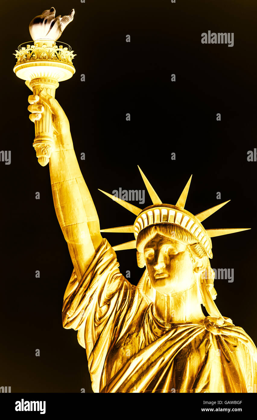 The Statue of Liberty is a colossal neoclassical sculpture on Liberty ...