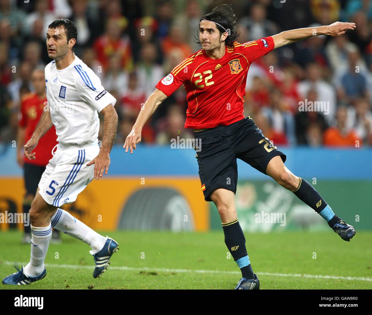 Soccer - UEFA European Championship 2008 - Group D - Greece v Spain ...